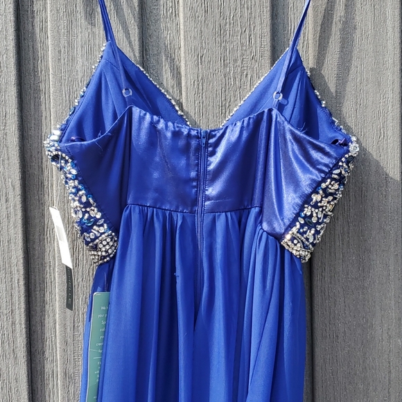 My Michelle | Dresses | Nwt Royal Blue Sequined My Michelle Prom Dress ...